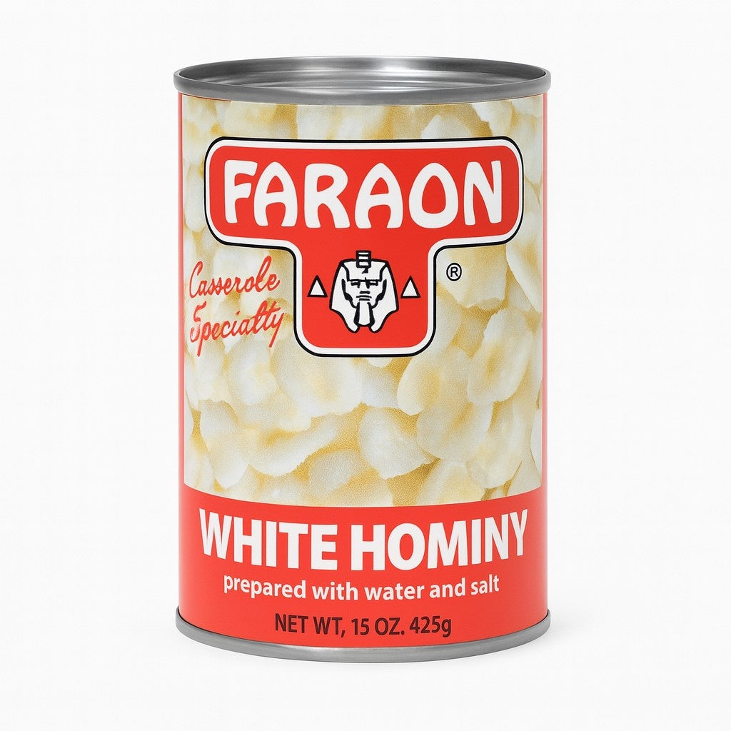 FARAON WHITE HOMINY 425 GM – KTK Masala Shop